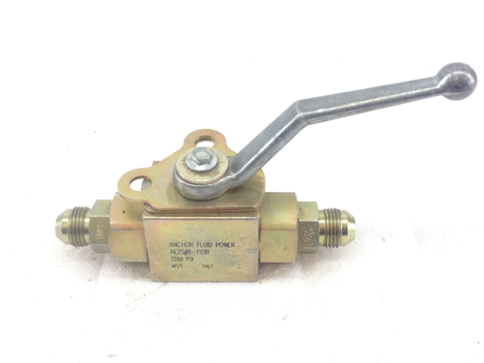 ANCHOR FLUID POWER # AE2S#8-11DB 7250 PSI BRASS VALVE (HB4)