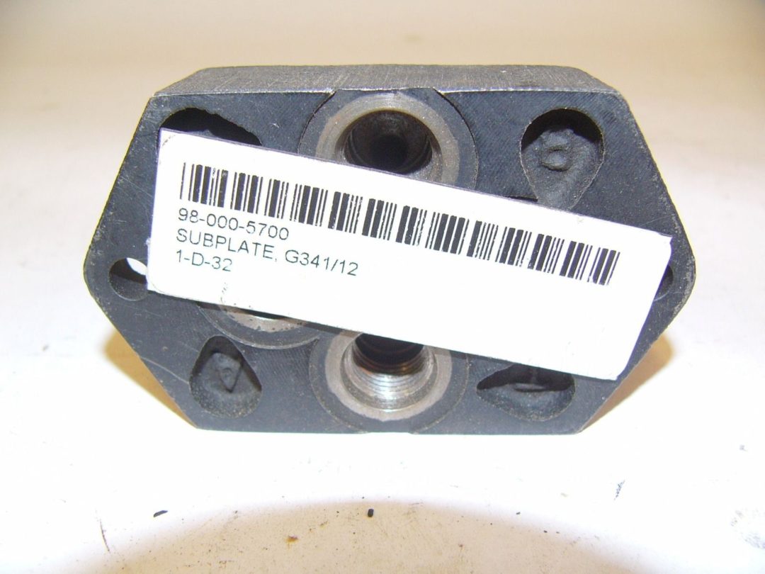 BOSCH REXROTH SUBPLATE 98-000-5700 G34 1/12 (F233)