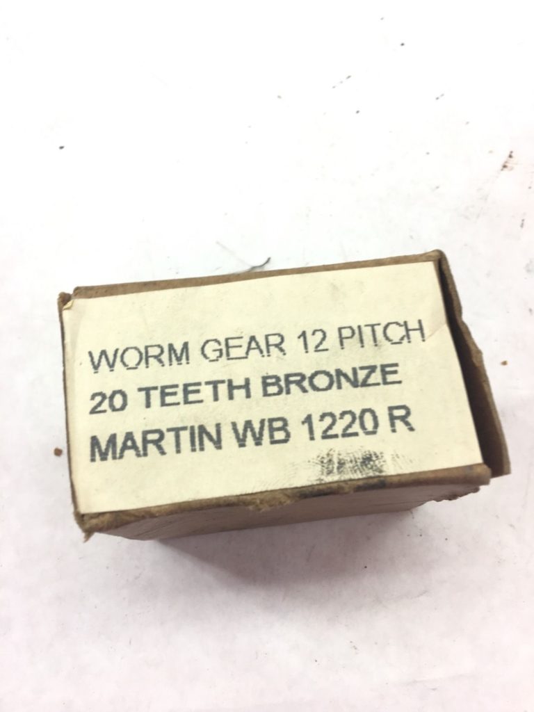Martin WB1220R Worm Gear, Pitch 12 20 TEETH, BRONZE, RH, (A159)