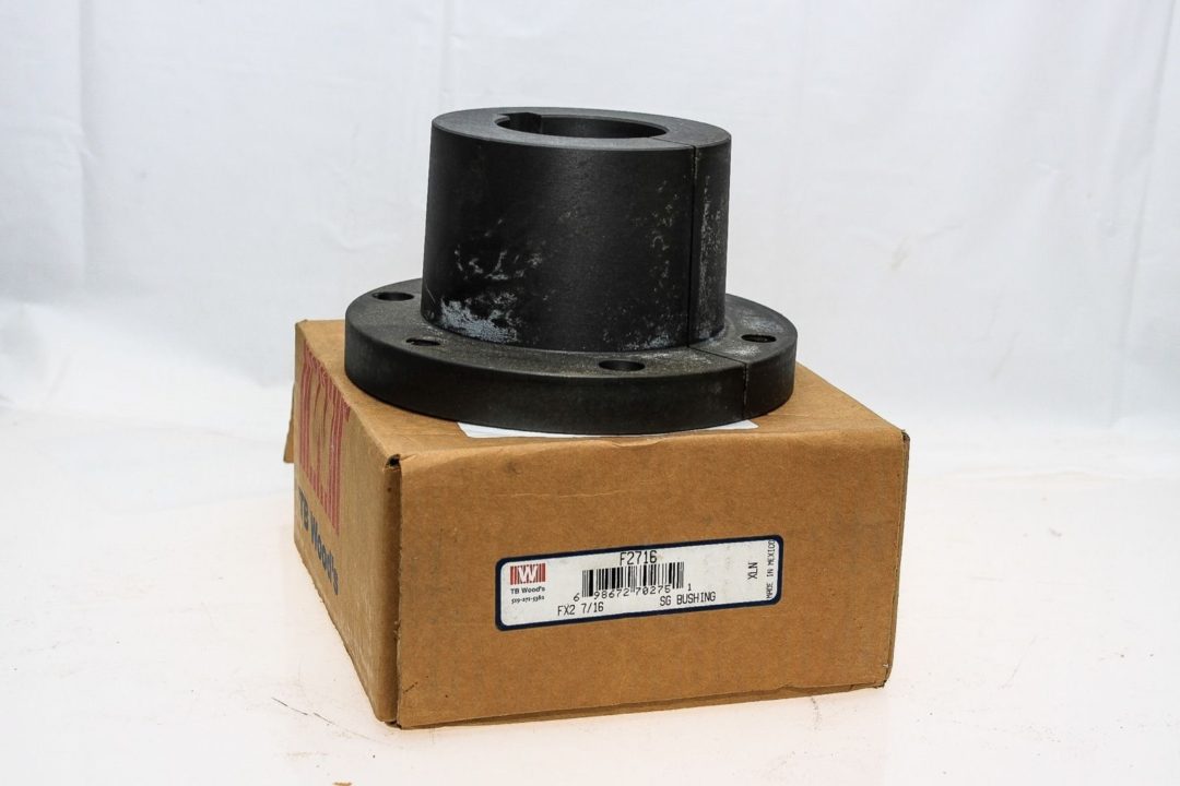 TB WOODS F2716 FX2 7/16 BORE SPLIT TAPERED SG BUSHING BOX (G92)