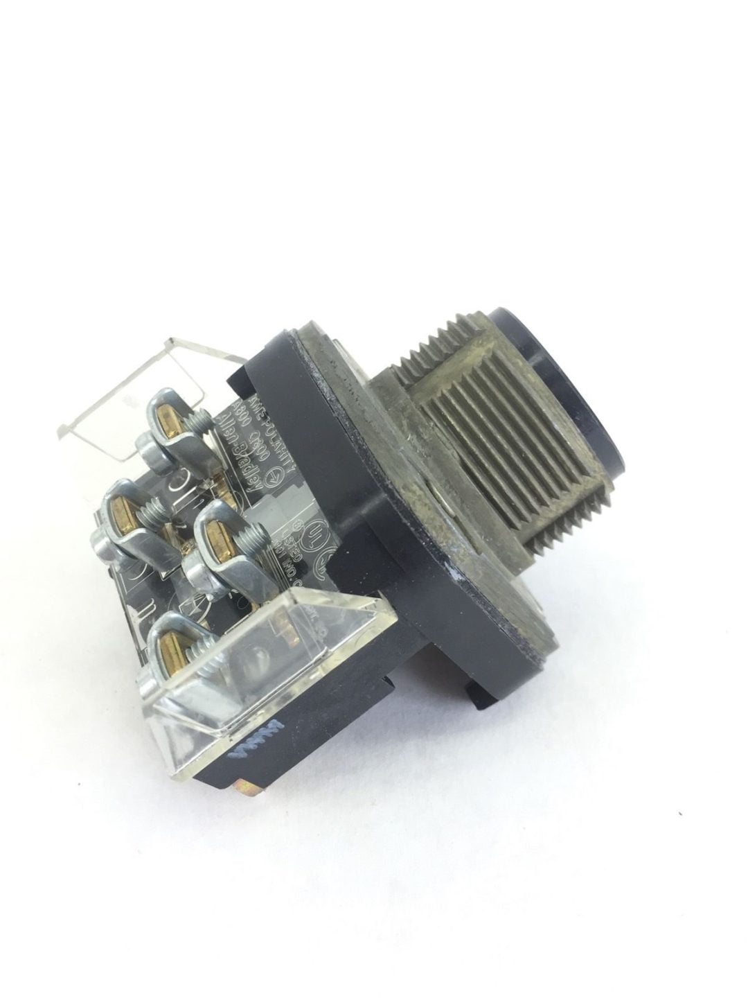 ALLEN BRADLEY 800T-A BLACK EXTENDED PUSH BUTTON WITH XA CONTACT BLOCK (H36)