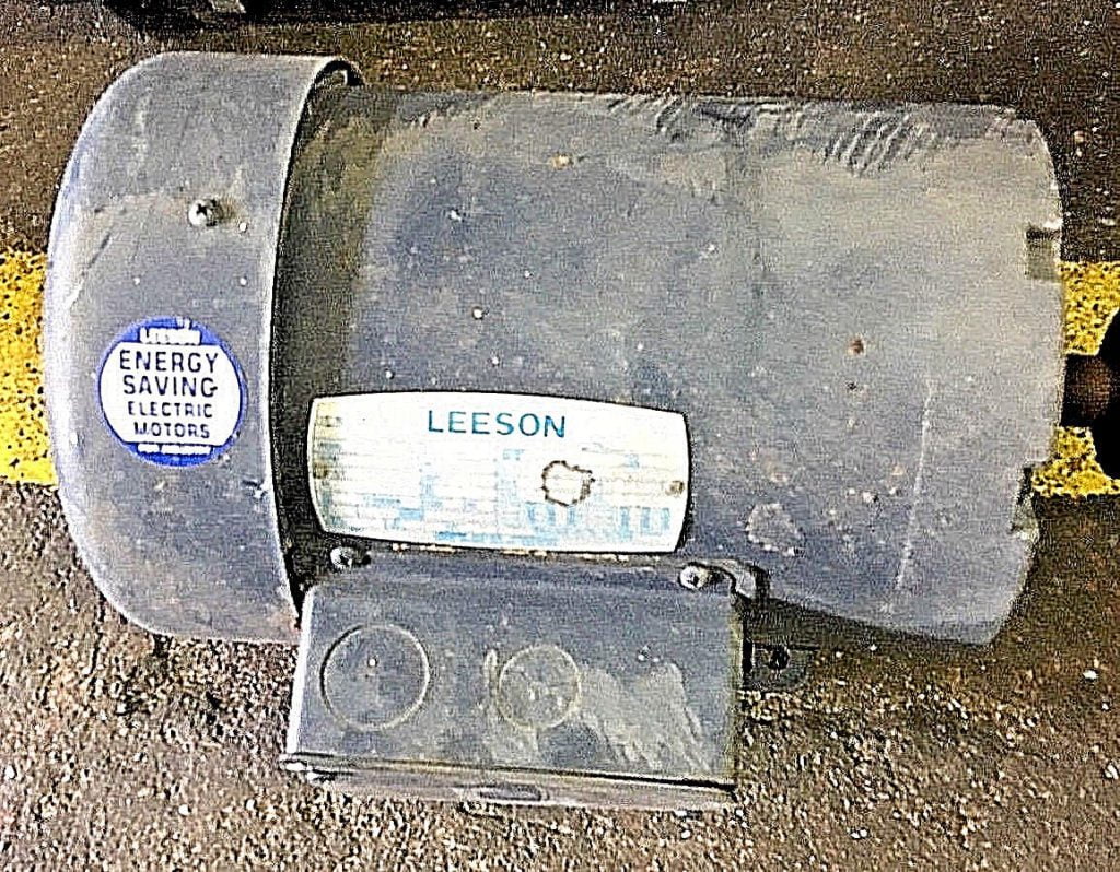 LEESON ELECTRIC MOTOR BRAKE 120016.00 C145T17FB2E 2 HP 3 PHASE, (NM4PT)