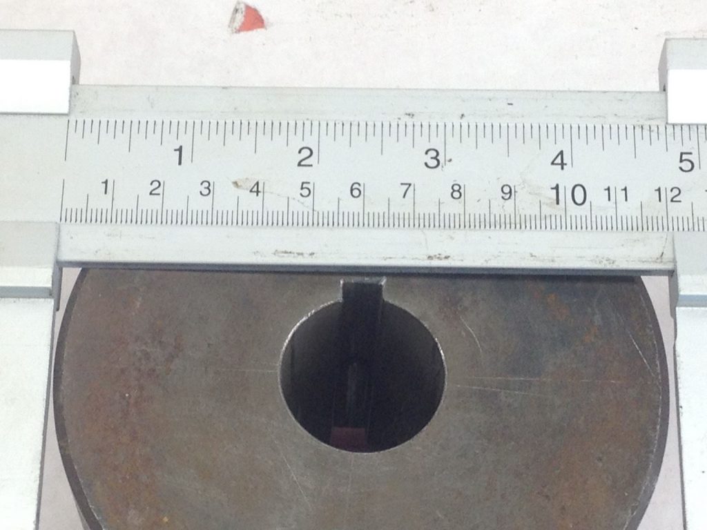 LOVEJOY CJ55/70BX JAW COUPLING 72082 4-3/4 O.D. X 1-1/4 X 5/16 K/W (B53)