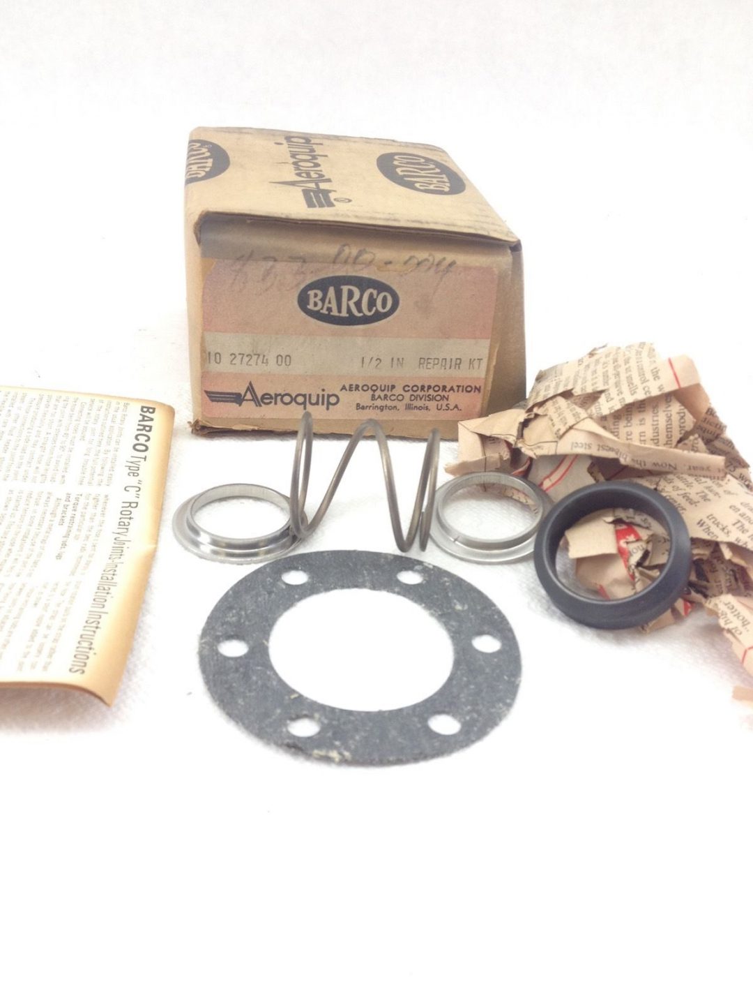 AEROQUIP BARCO 1/2 REPAIR KIT PART #10-27274-00 (H156)