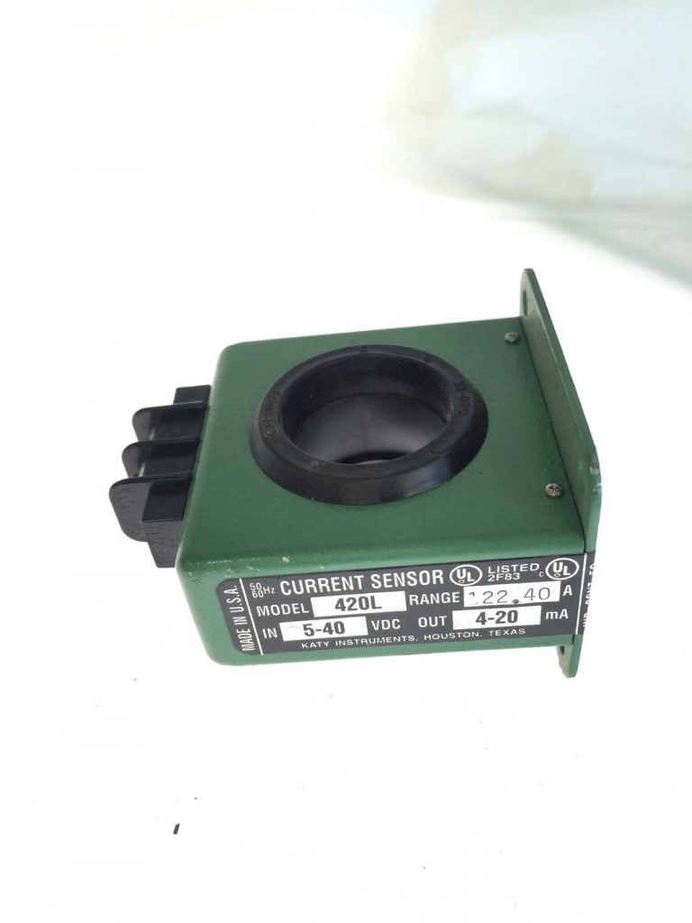 RILEY CORPORATION 420L CURRENT SENSOR 122.40A, 5-40VDC, 4-20mA, G147