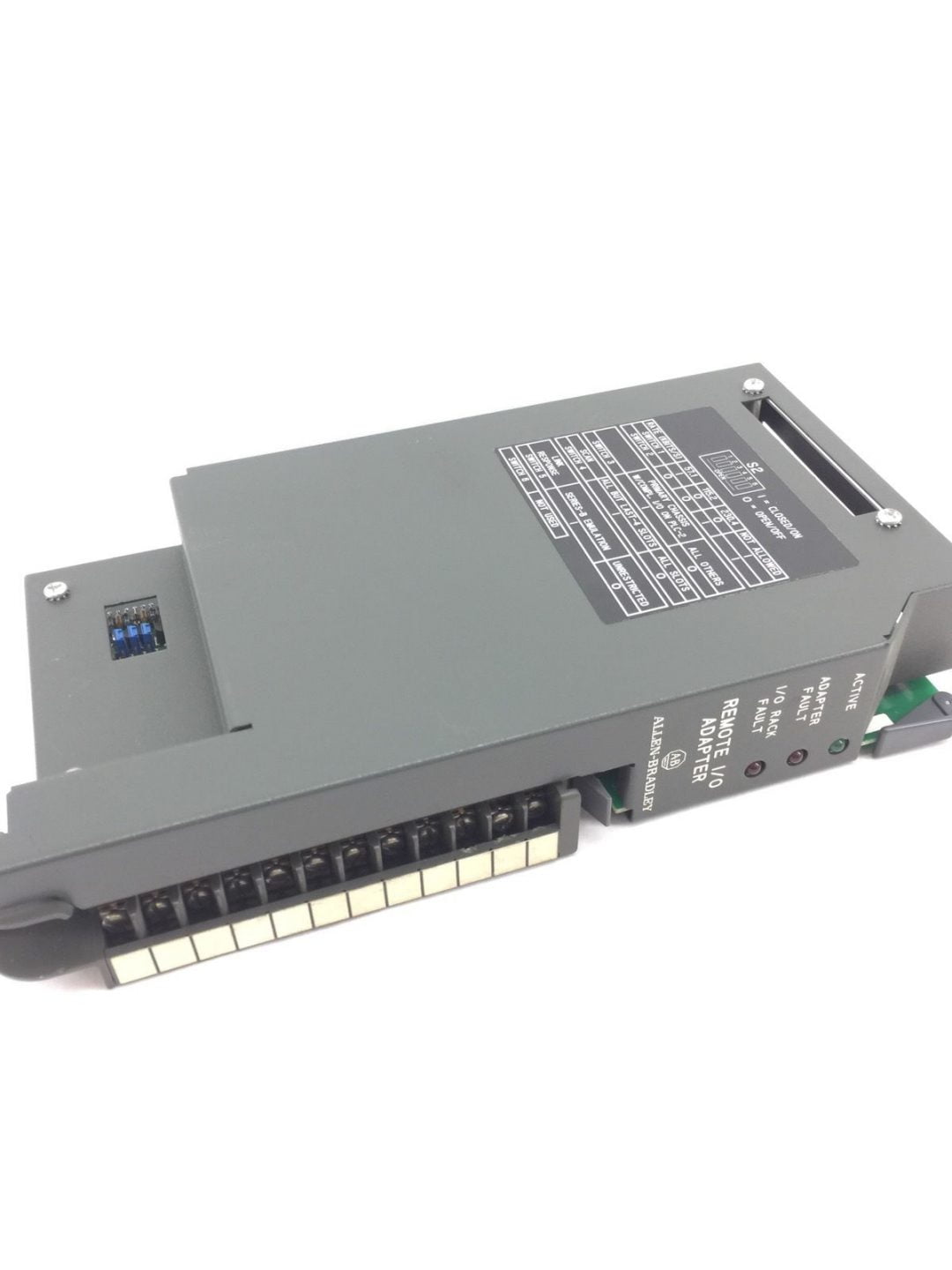 ALLEN-BRADLEY 1771-ASB SERIES C REMOTE I/O ADAPTER MODULE (B63)