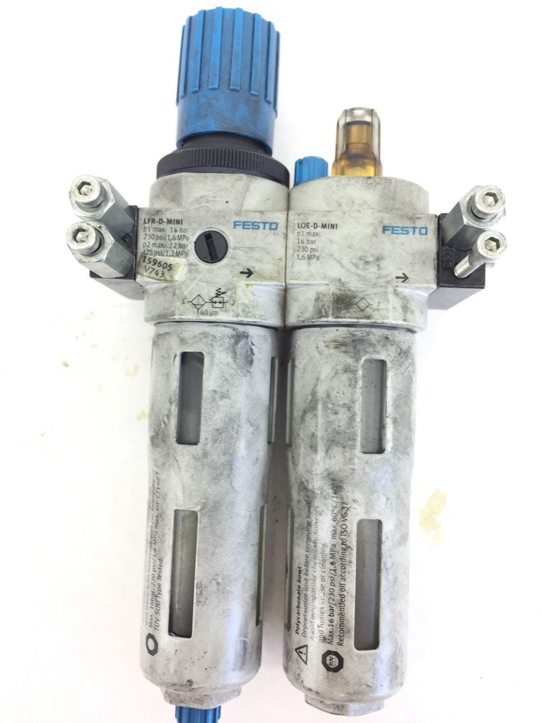 FESTO LFR-D-MINI FILTER REGULATOR W/LOE-D-MINI (A317)