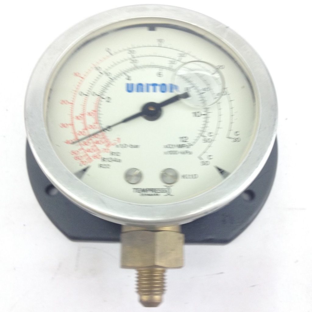 TEMPRESS UNITOR M596180 MANOMETER PRESSURE GAUGE (F104)