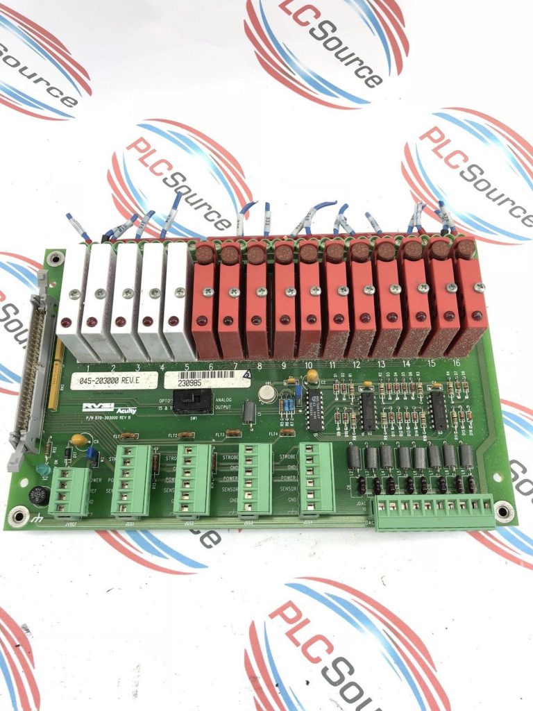 RVSI ACUITY SIMATIC CIMATRIX 045-203000 REVISION E 070-203000 REV B