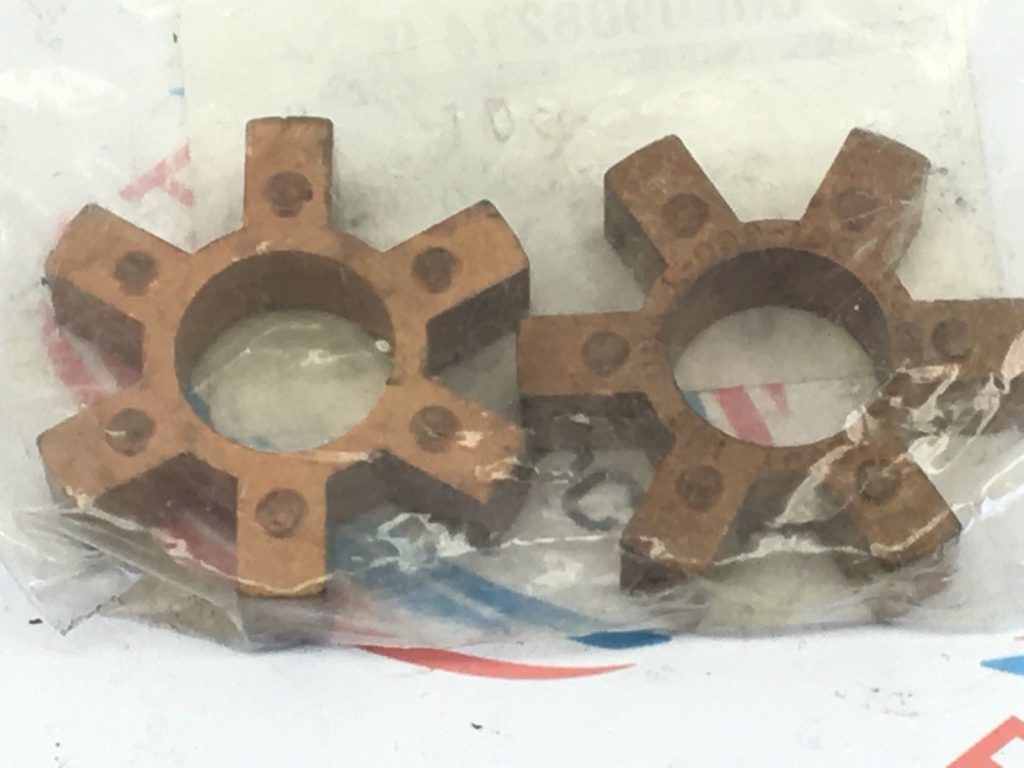 LOVEJOY L-099/LL-100 BRONZE JAW COUPLING SPIDERS 11497 2-PACK (F96)