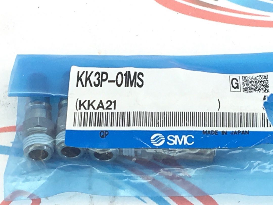 SMC KK3P-01MS MALE to TUBE FITTINGS (F97 / A848)