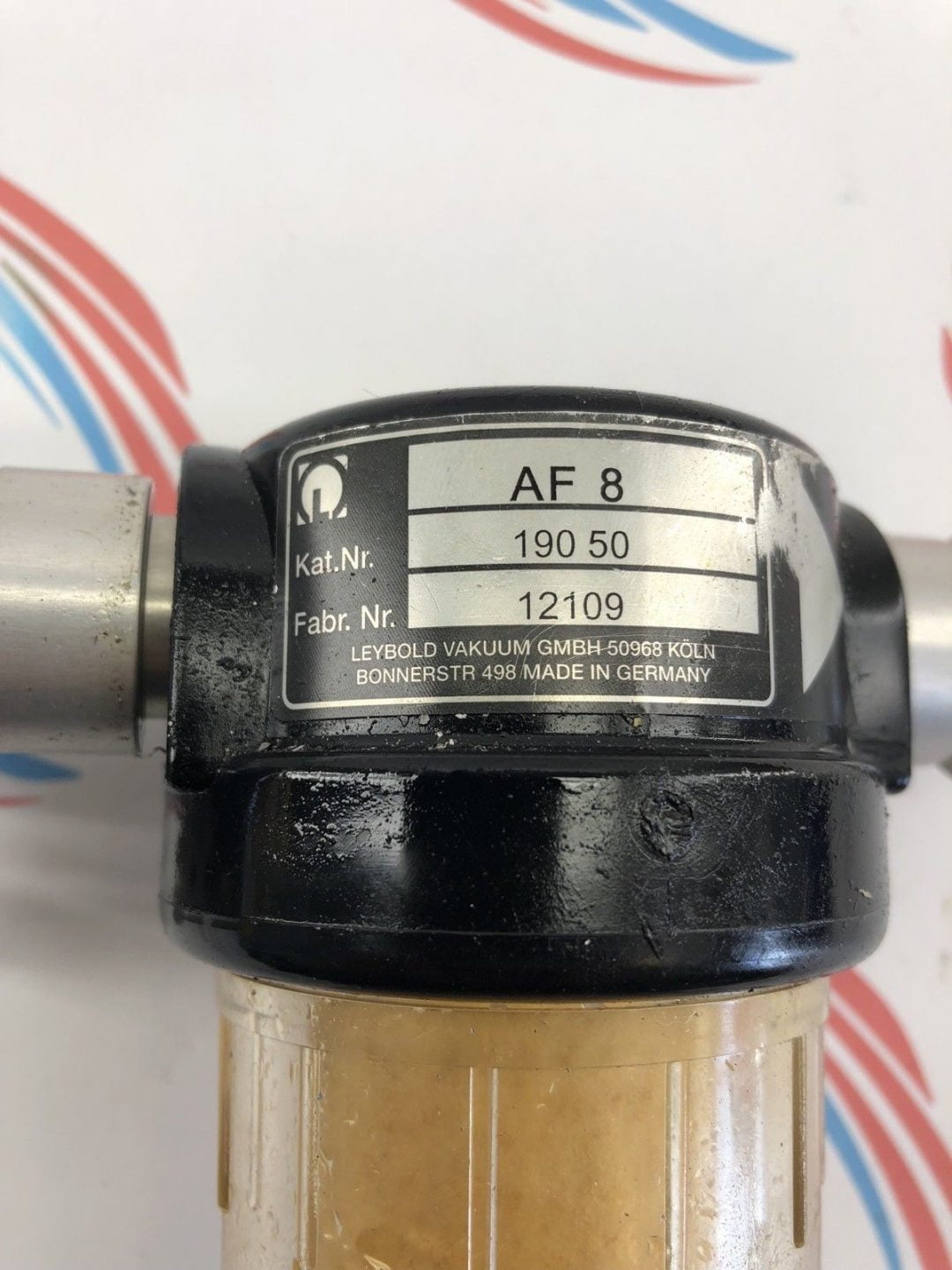 LEYBOLD VAKUUM AF8 19050 OIL EXHAUST FILTER