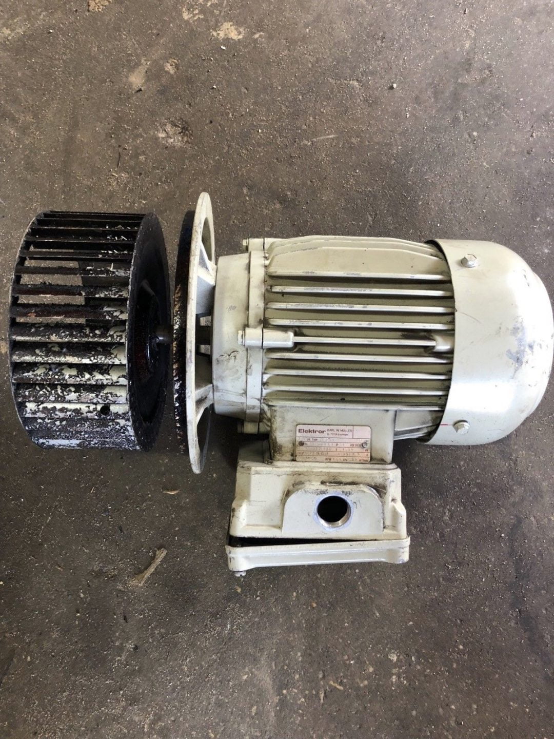 ELEKTROR D-064 3 PHASE 3400 RPM BLOWER MOTOR