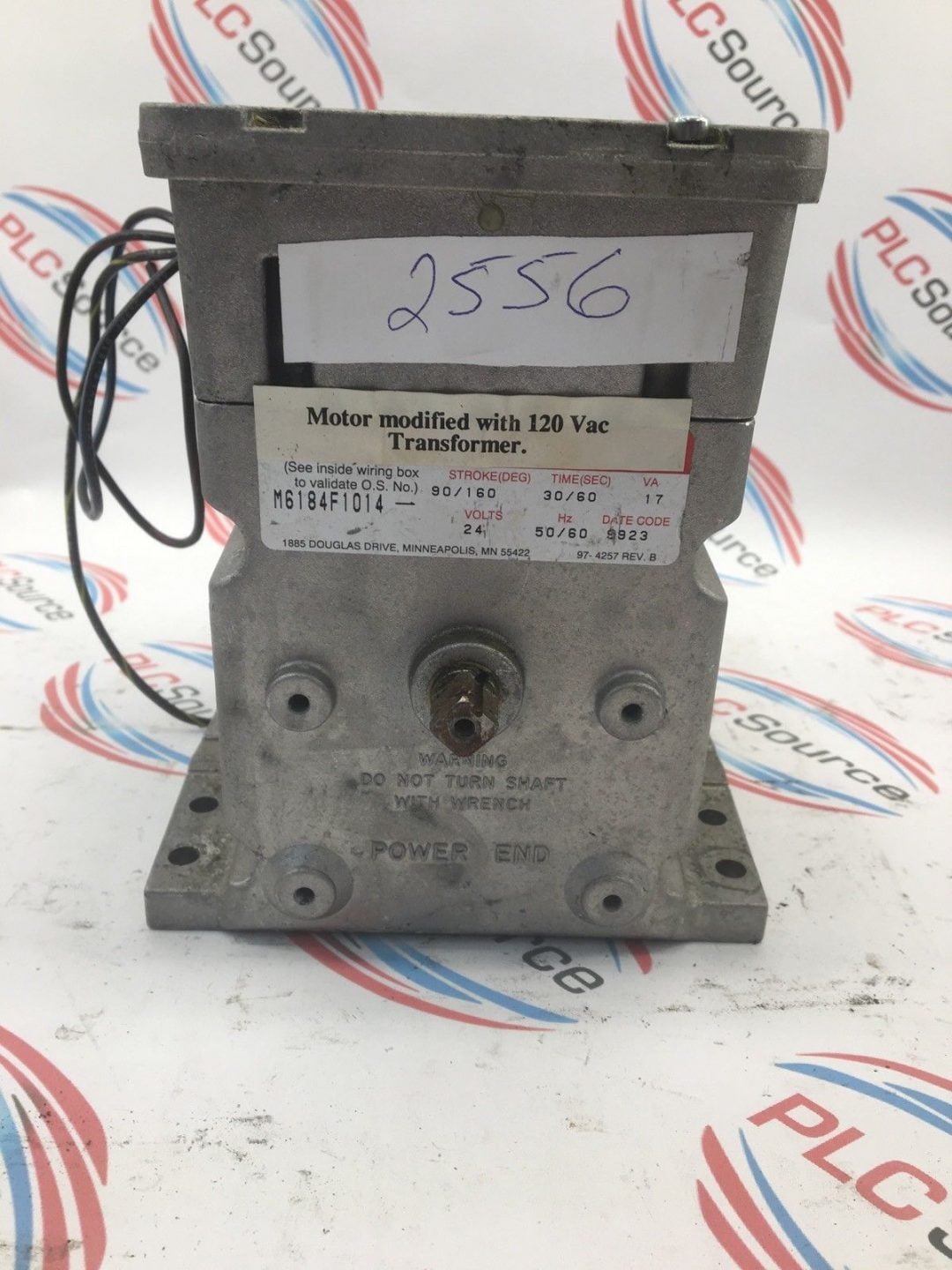 HONEYWELL M6184F1014 MODUTROL IV MOTOR 30/60 SEC 24V 50/60 Hz