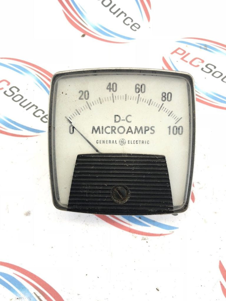 GE GENERAL ELECTRIC 50-1621110RDR2 DC MICROAMPS PANEL METER