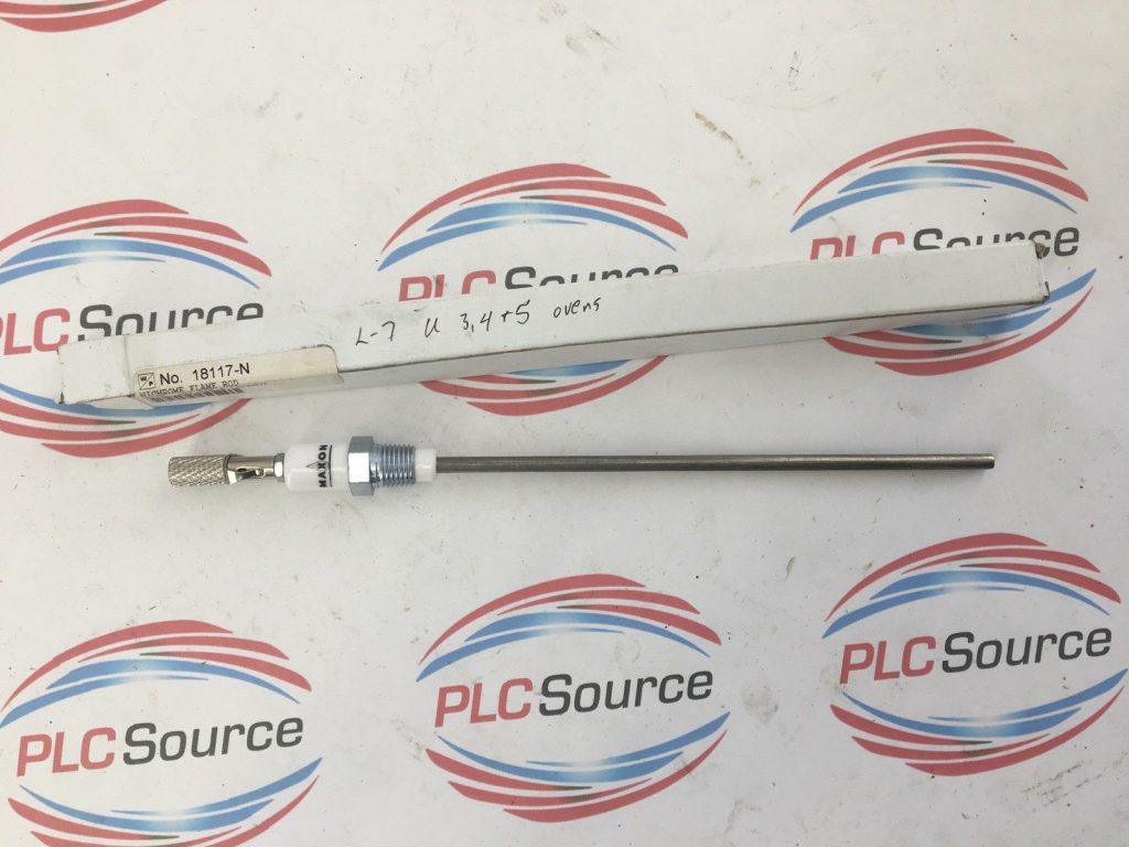 MAXON NICHROME FLAME ROD 18117-N W/ .197 TIP AND LOCKNUT