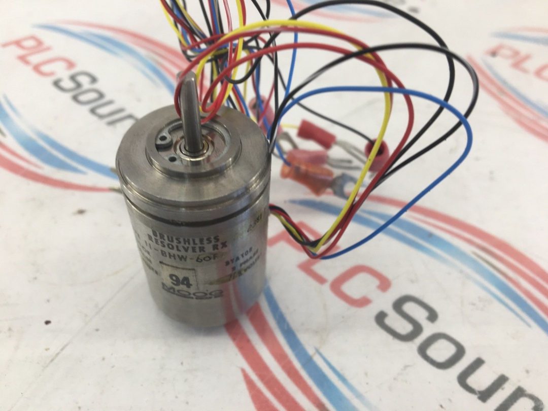 MOOG BRUSHLESS RESOLVER RX 11-BHW-60F, MFR-4H618