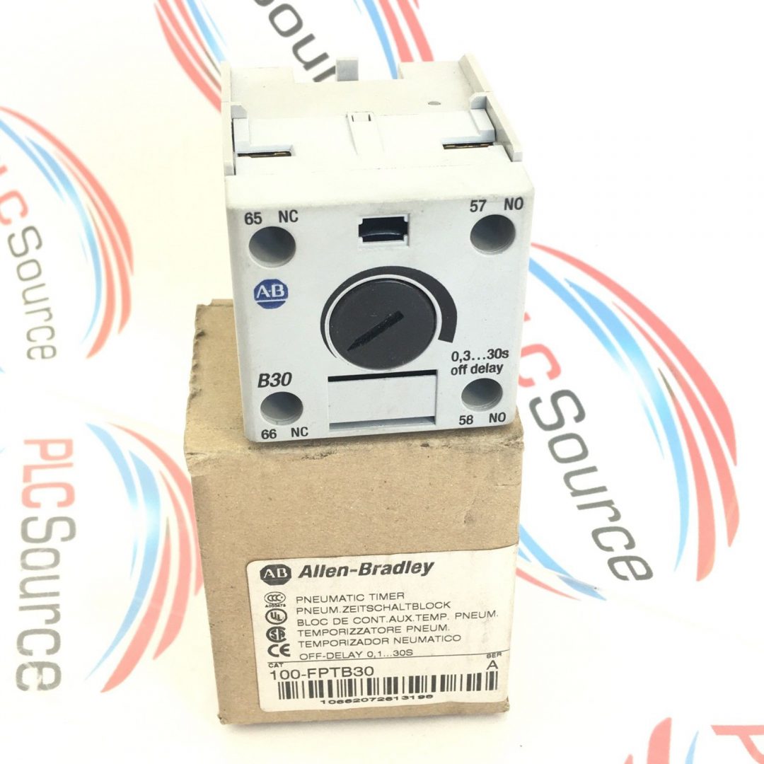 ALLEN BRADLEY 100-FPTB30 SERIES A PNEUMATIC TIMER MODULE