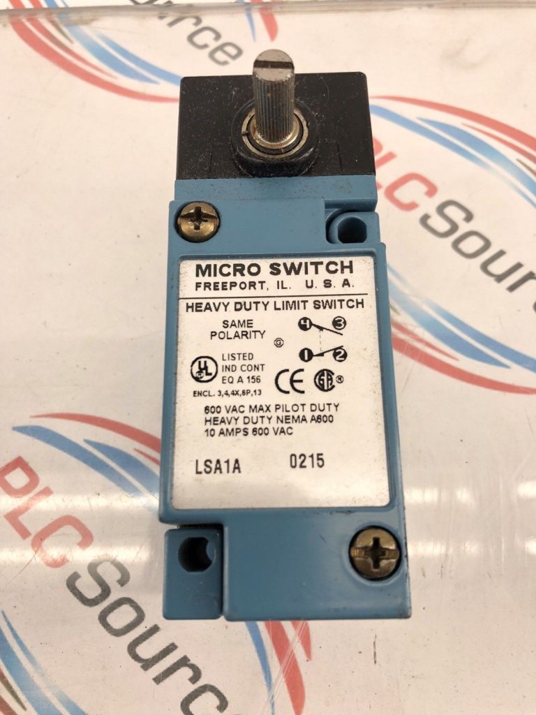 MICRO SWITCH LSA1A HEAVY DUTY LIMIT SWITCH