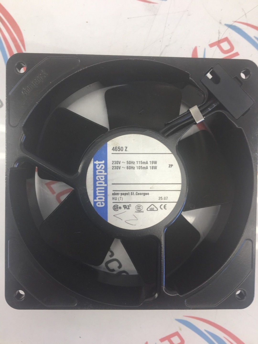 EBMPAPST 4650Z 230V~50Hz 115mA 19W HIGH TEMPERATURE COOLING FAN