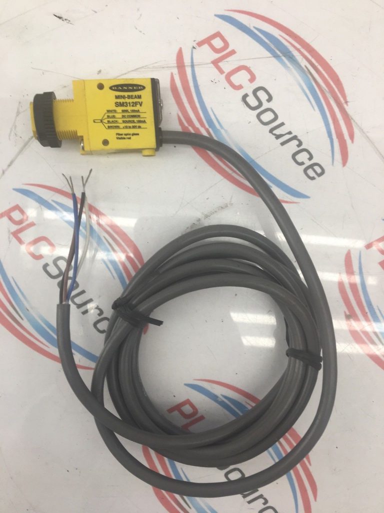 BANNER MINI BEAM SM312FV FIBER OPTIC SENSOR