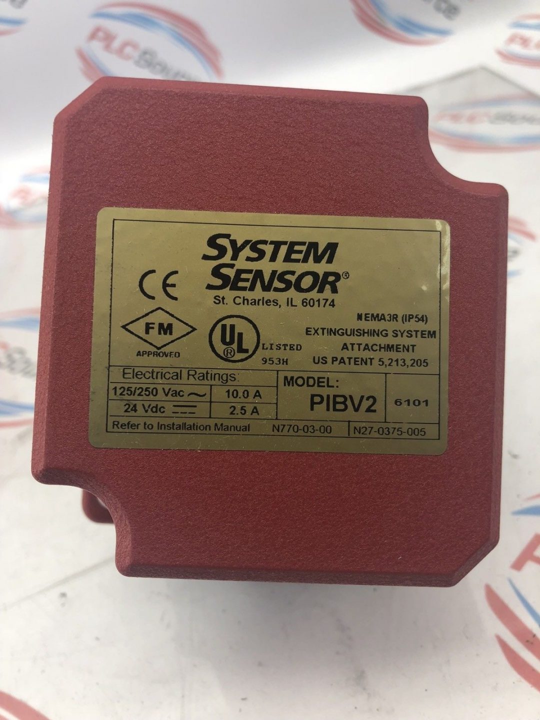 SYSTEM SENSOR PIBV2 POST INDICATOR VALVE SUPERVISORY SWITCH