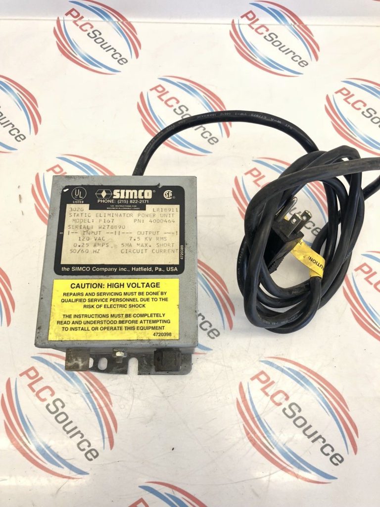 SIMCO F167 STATIC ELIMINATOR MIDGET POWER UNIT