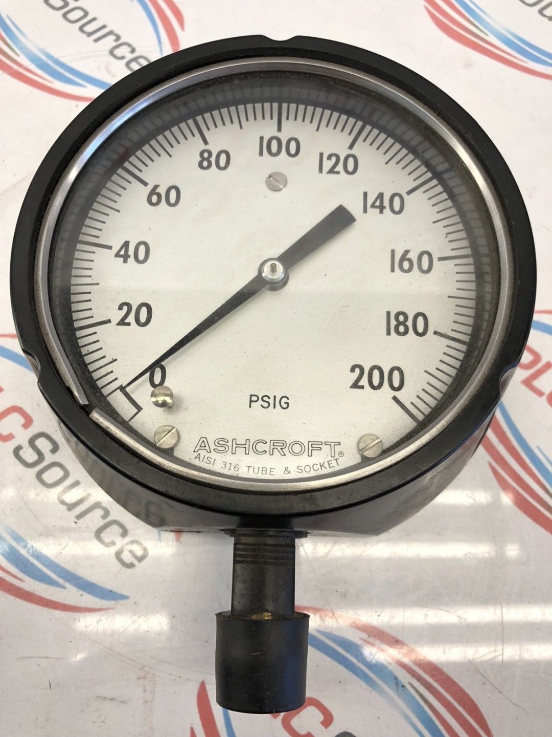 ASHCROFT AISI 316 0-200 PSIG DURALIFE GAUGE