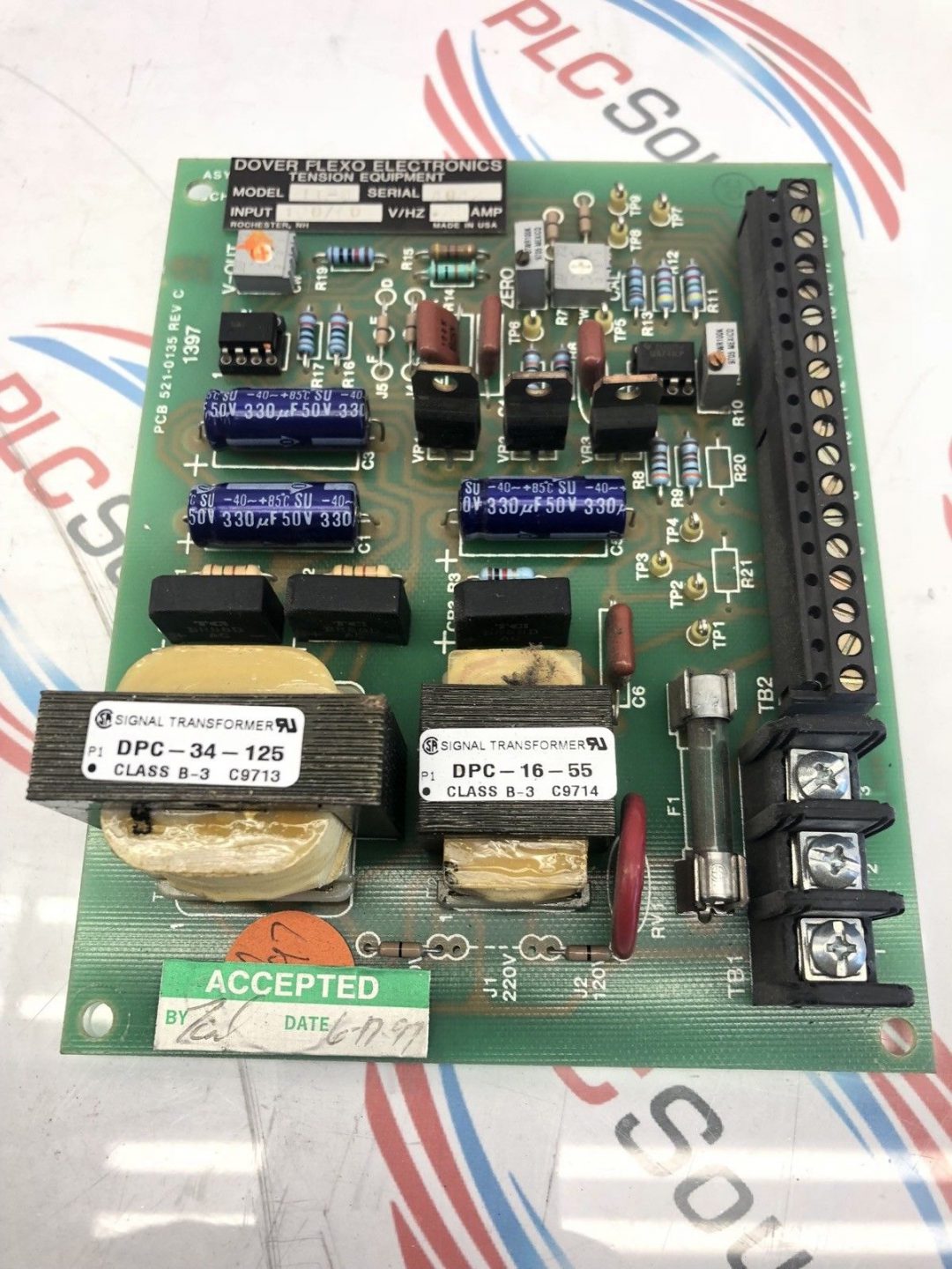 DOVER FLEXO ELECTRONICS TI-8 TENSION EQUIPMENT CONTROL