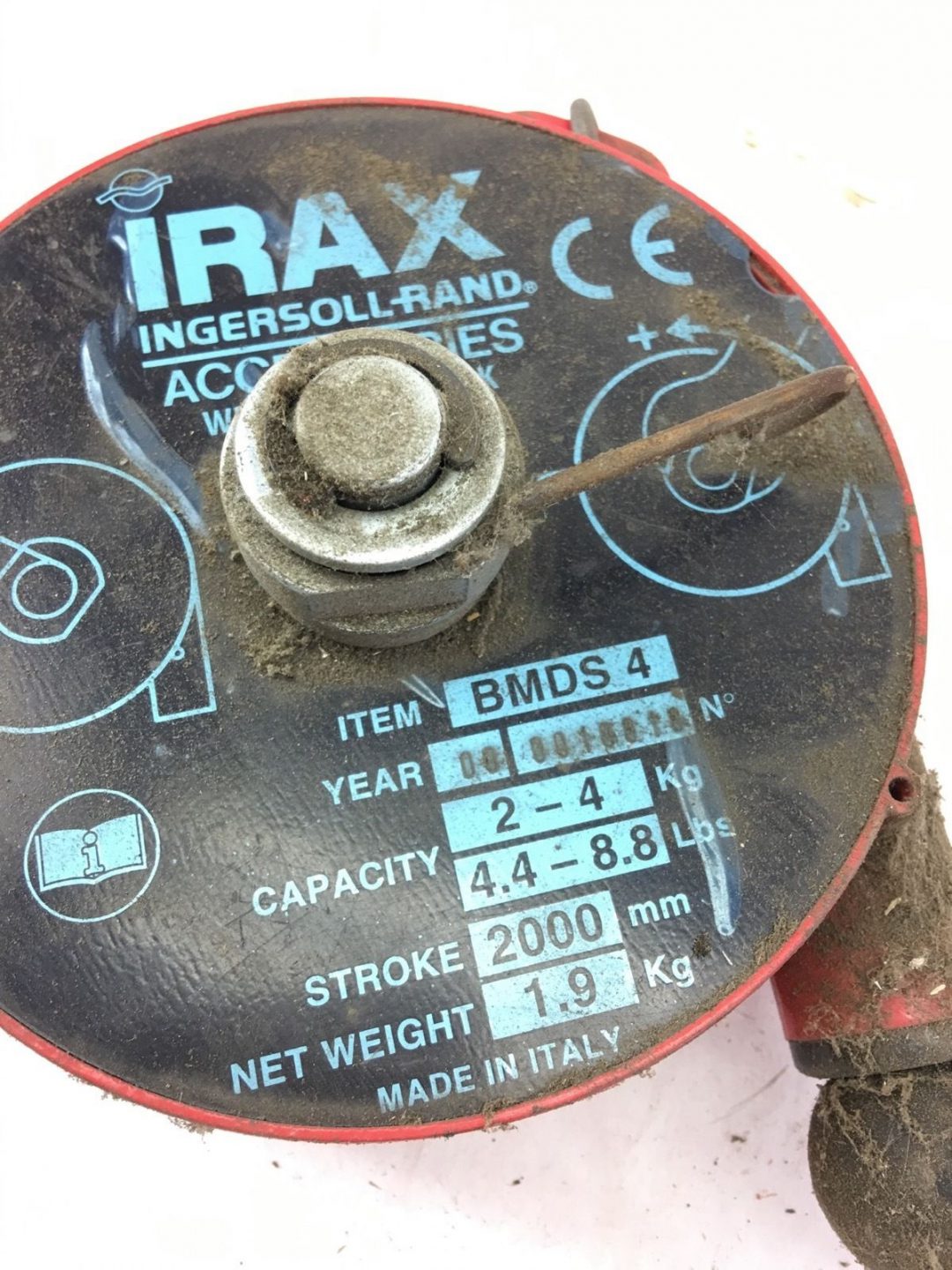 IRAX Ingersoll-Rand BMDS 4 Cable Balancer, 4.4-8.8 LBS, RED, B362