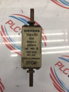 SIEMENS 3NE4-120, 80A 1000V~600V VDE 0636 IEC 269 FUSE