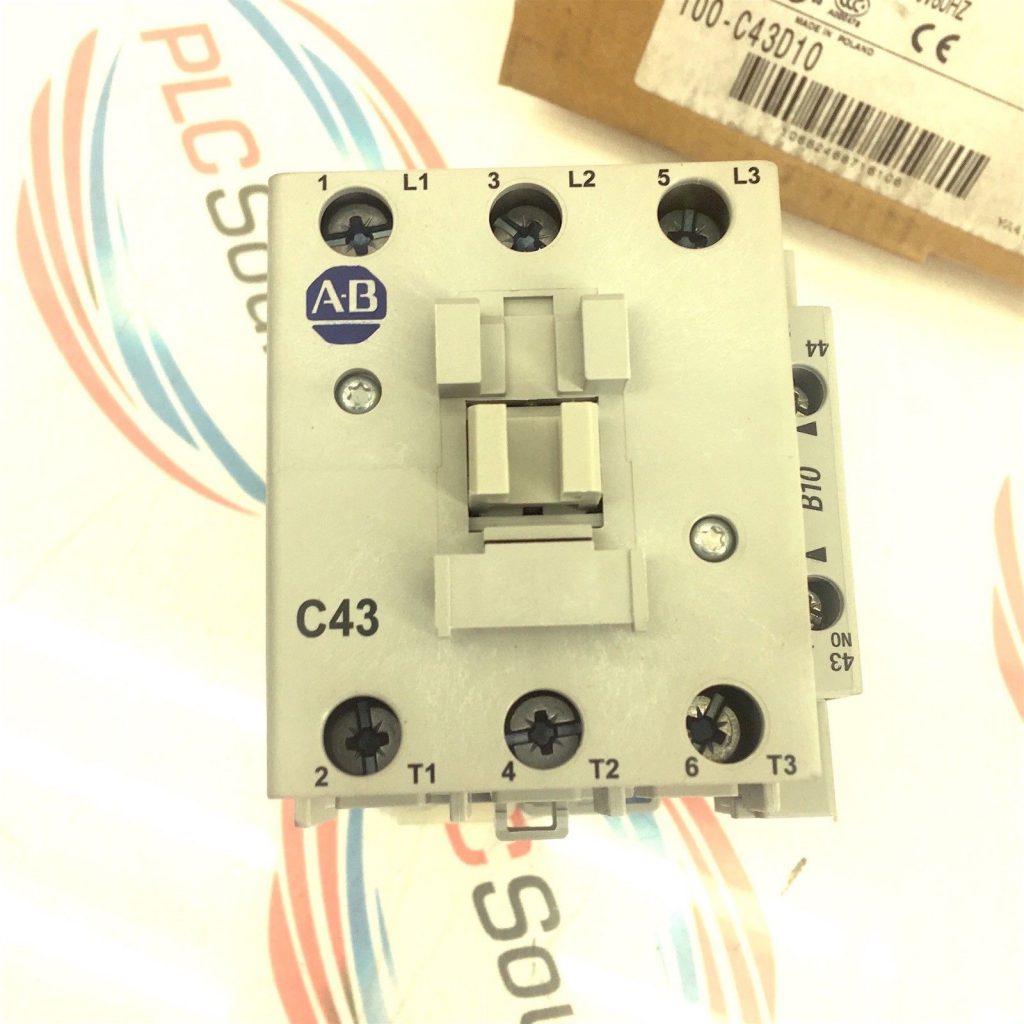 ALLEN BRADLEY 100-C43D10 SERIES A CONTACTOR 110V50 / 120V60HZ 43A 3-POLE
