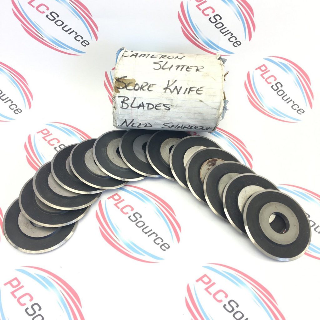 3" CAMERON MALE SLITTER KNIFE BLADES 3" DIA X 1/4" Thk X 7/8" BORE ...