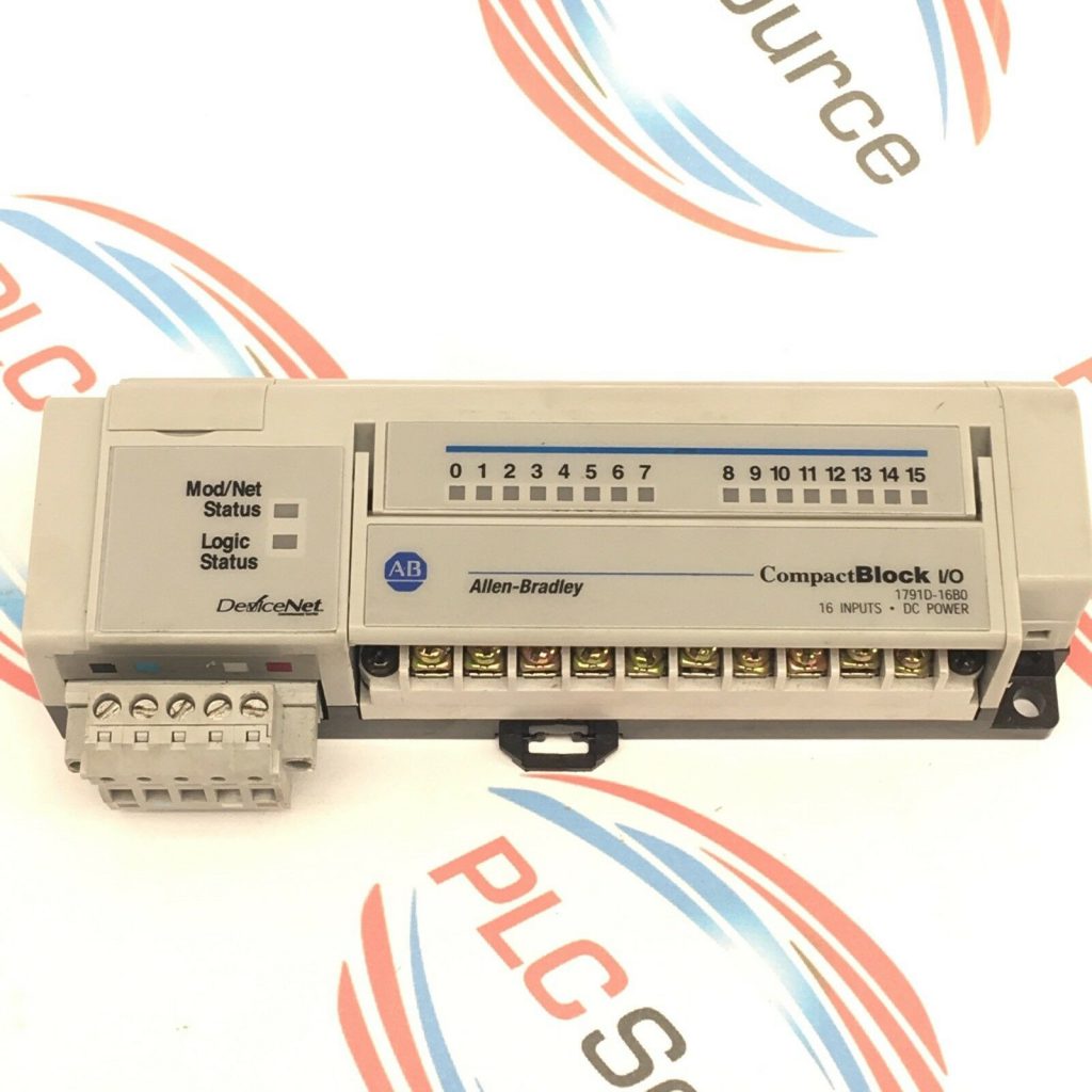 ALLEN BRADLEY 1791D-16B0 SERIES C COMPACT BLOCK I/O F/W REV 2.002