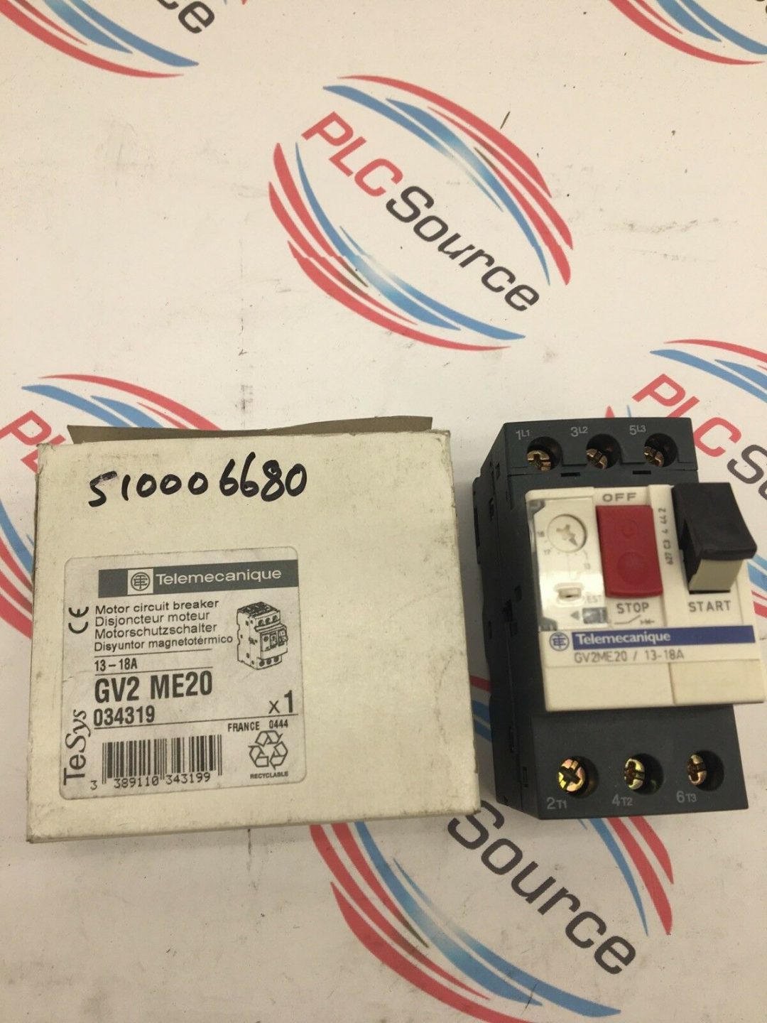 TELEMECANIQUE GV2 ME20 MOTOR CIRCUIT BREAKER