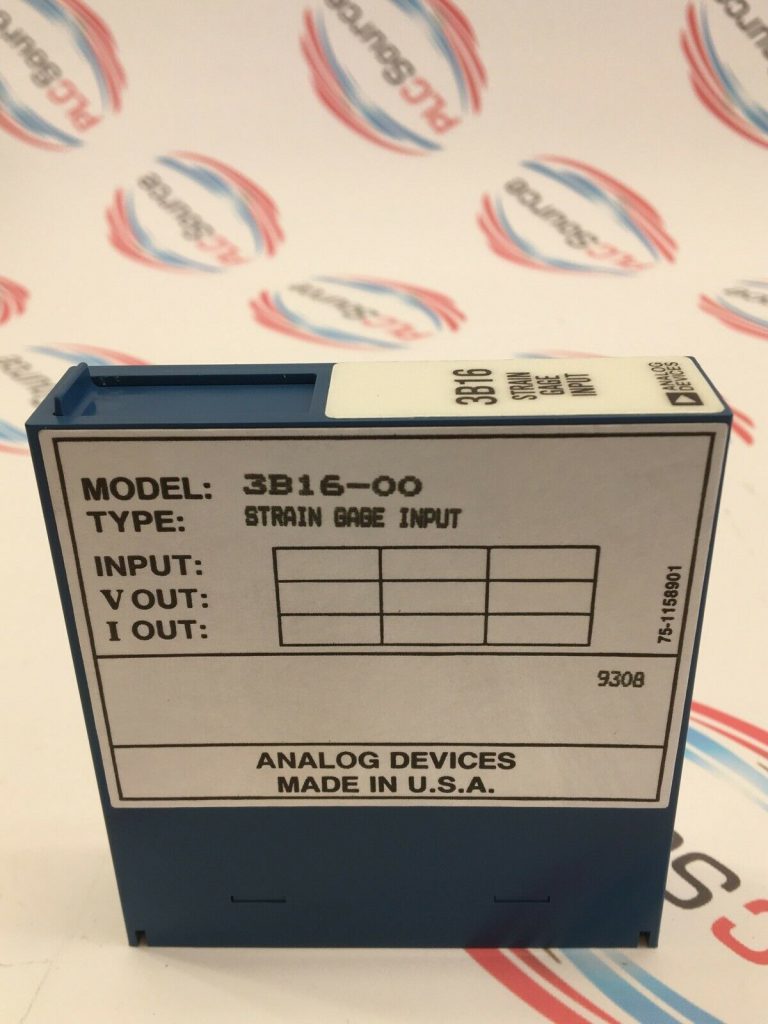 ANALOG DEVICES 3B16-00 STRAIN GAGE INPUT MODULE