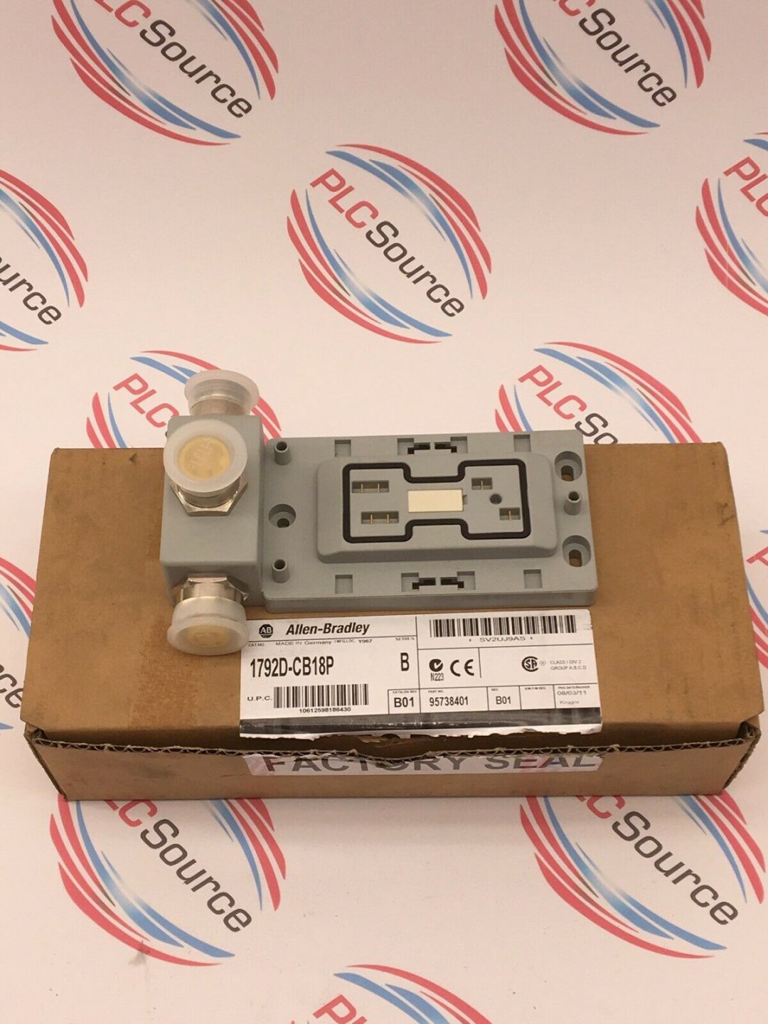 ALLEN-BRADLEY 1792D-CB18P SERIES B ARMOR BLOCK MAXUM BASE