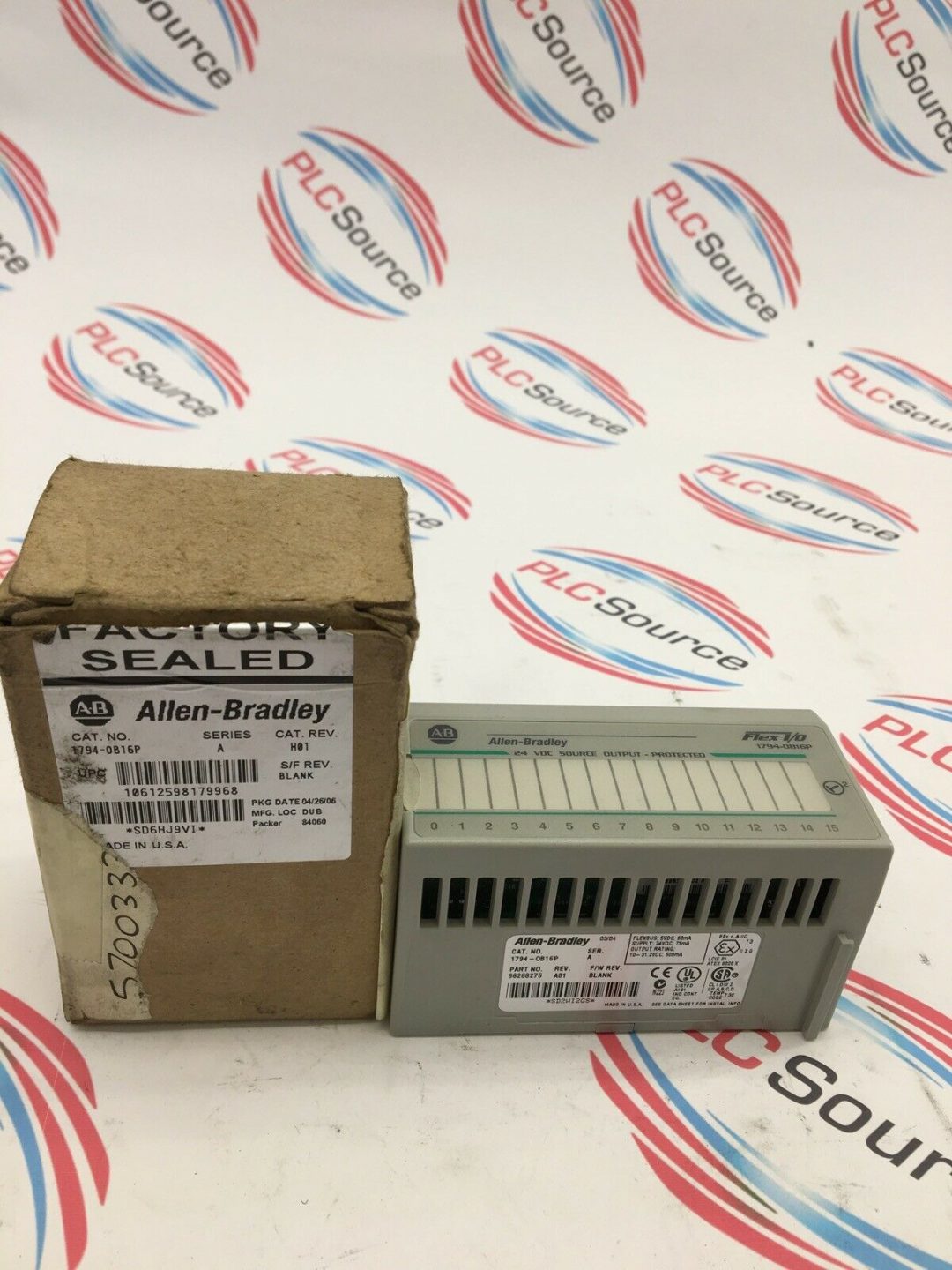 ALLEN-BRADLEY 1794-OB16P SERIES A FLEX I/O OUTPUT MODULE