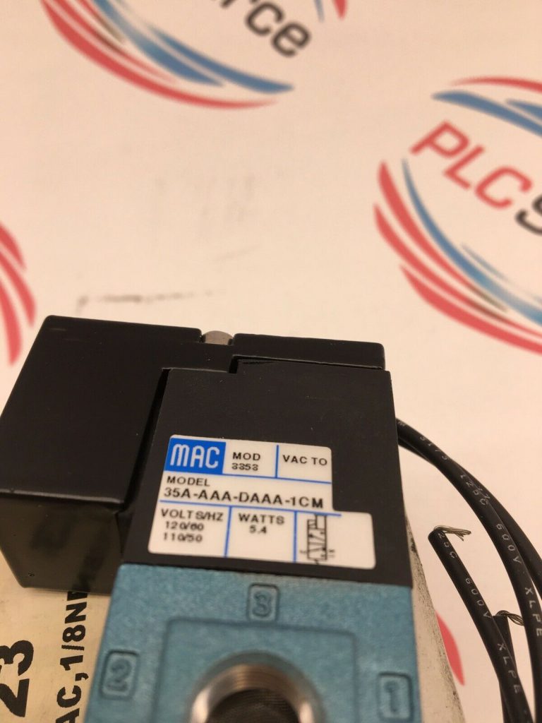 MAC 35A-AAA-DAAA-1CM PNEUMATIC SOLENOID VALVE