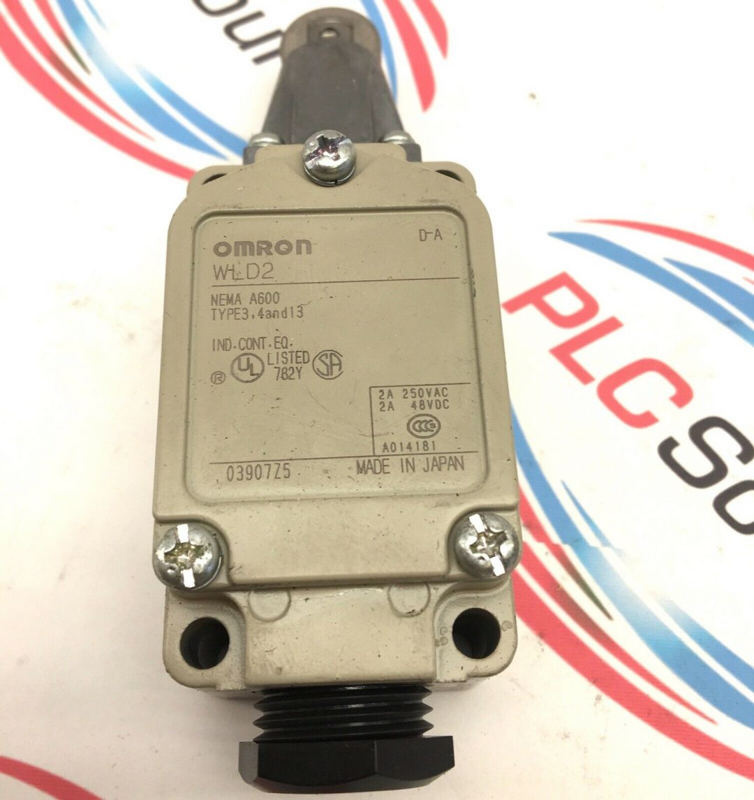 OMRON WLD2 INDUSTRIAL LIMIT SWITCH, ROLLER ACTUATOR