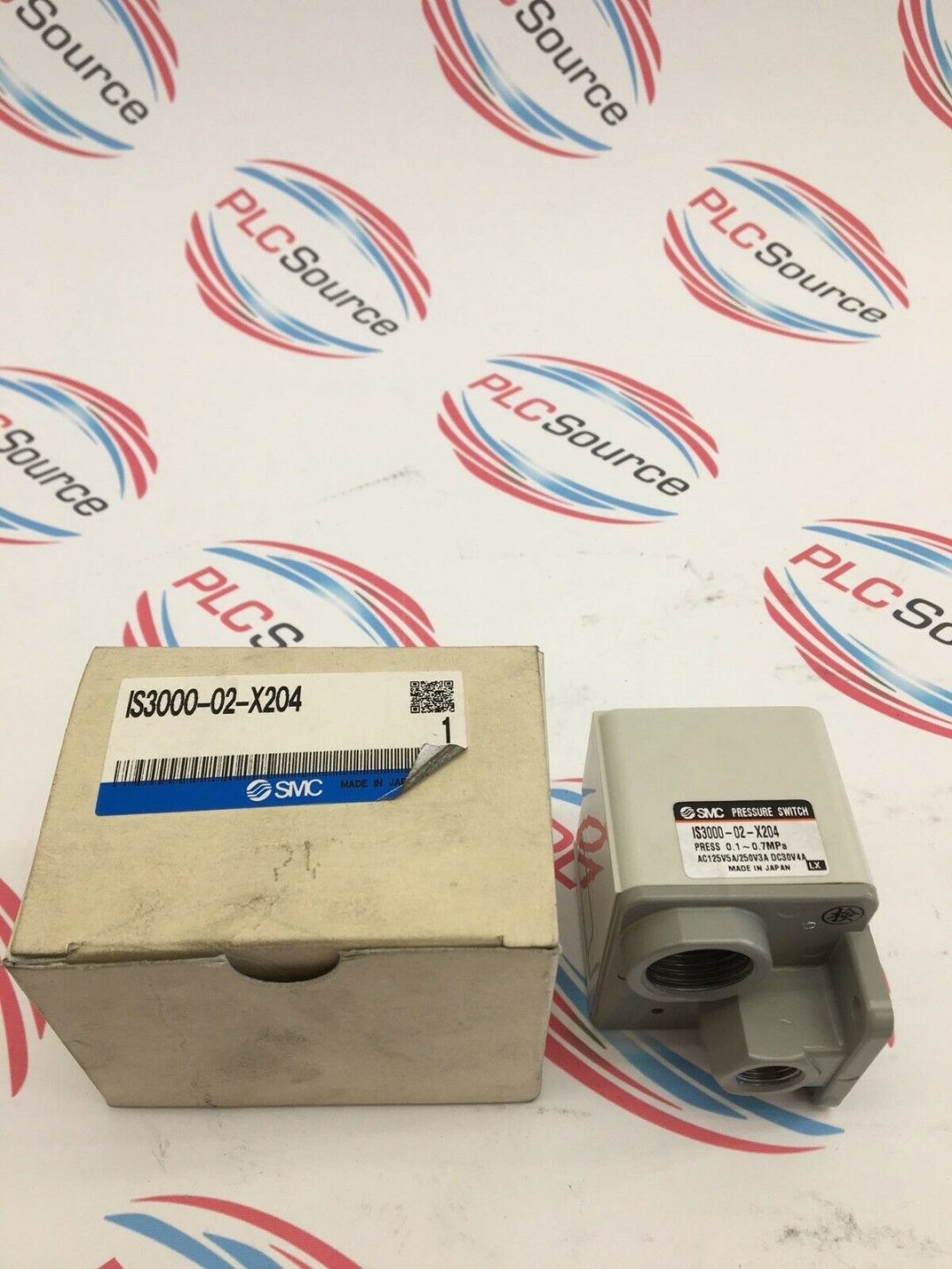 SMC IS3000-02-X204 PNEUMATIC PRESSURE SWITCH