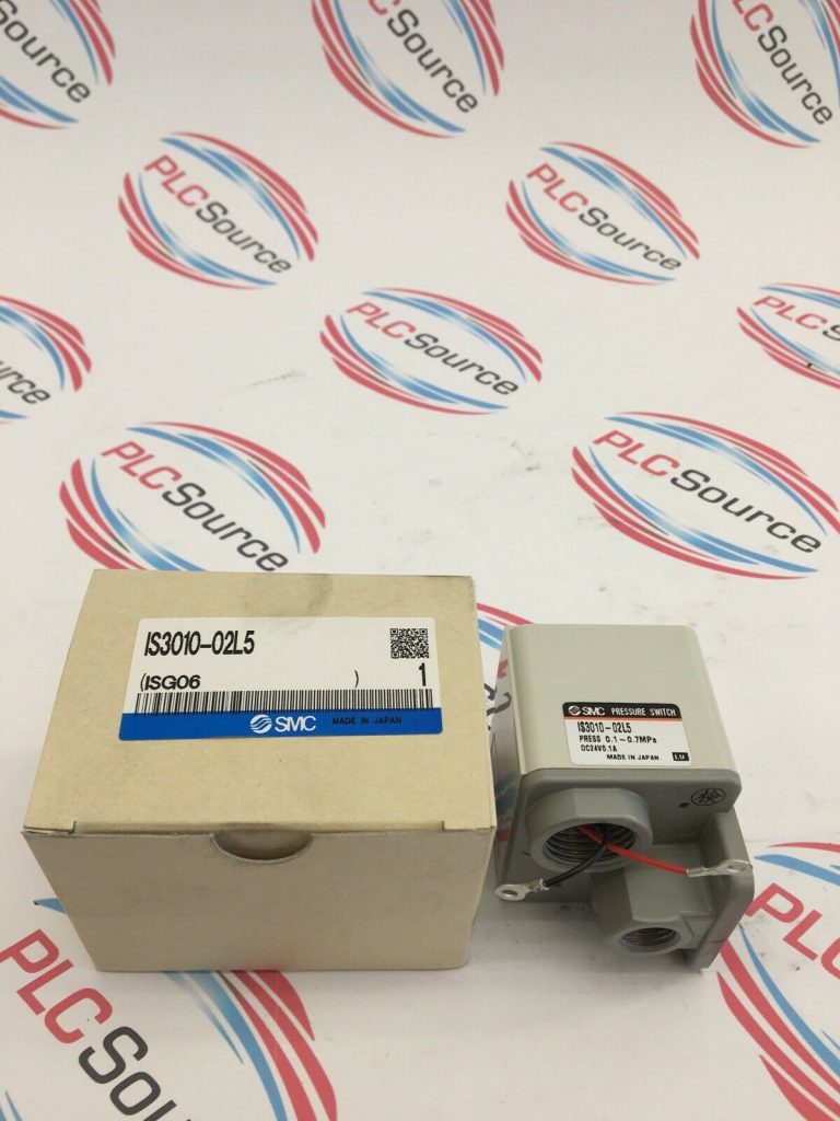 SMC IS3000-02L5 PNEUMATIC PRESSURE SWITCH, LED Indicator, 1/4”RC