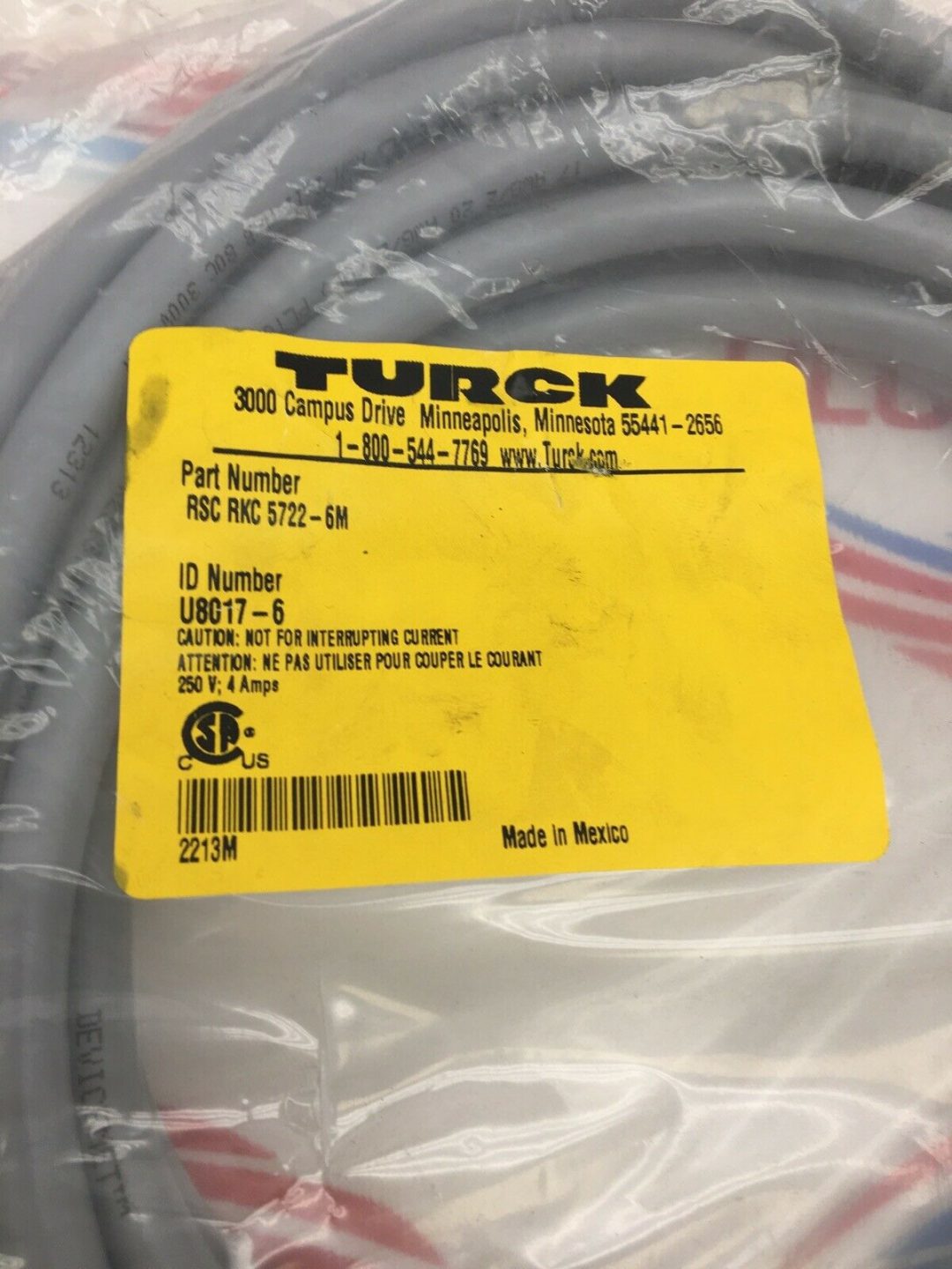 TURCK RSC RKC 5722-6M