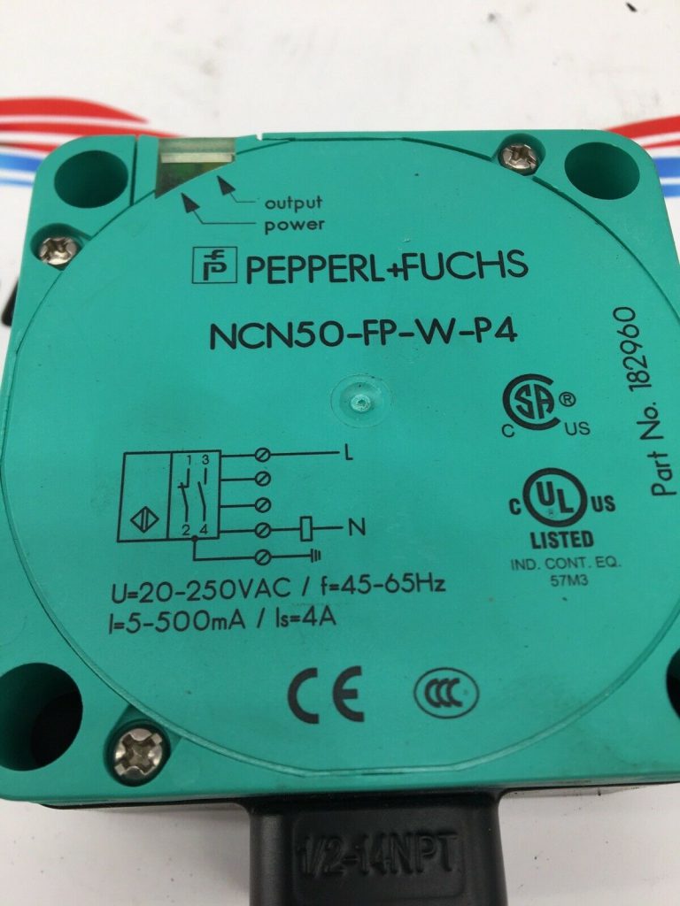 PEPPERL+FUCHS NCN50-FP-W-P4 182960