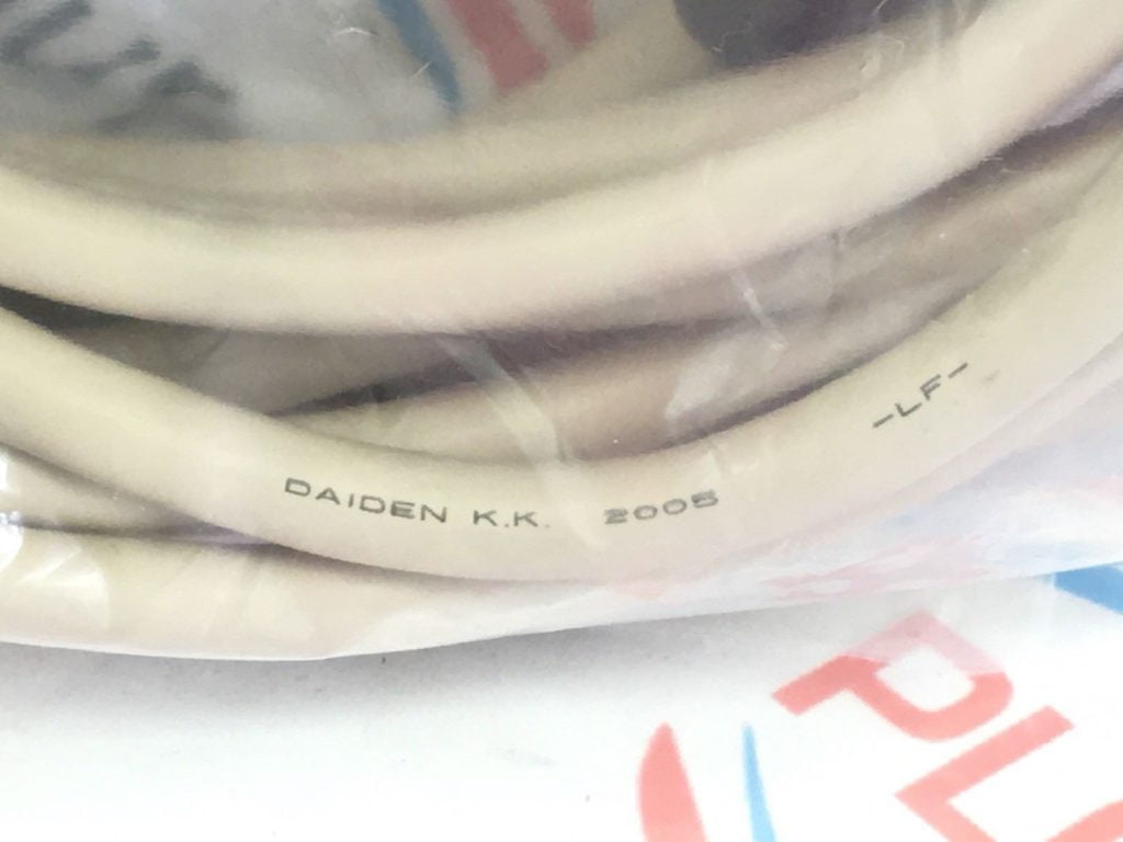 DDK 17J-25 METAL CASED MALE to MALE 14 FEET CONNECTOR CABLE for GP to PLC