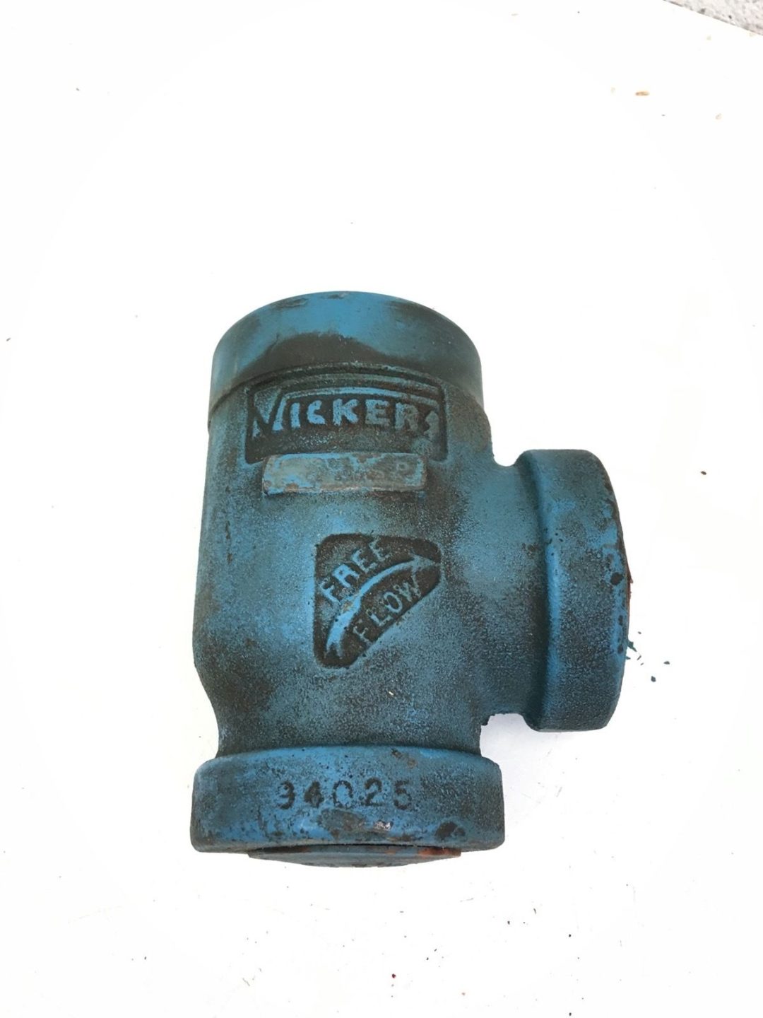 VICKERS 94025 VALVE FREE FLOW VALVE, , BLUE, (B287)